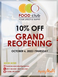 FOODCLUB – YOUR LIFESTYLE BUFFET